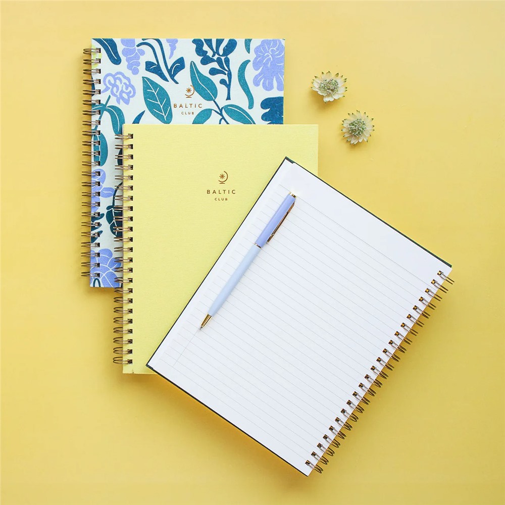 Canary Spiral Notebook | Buk & Nola