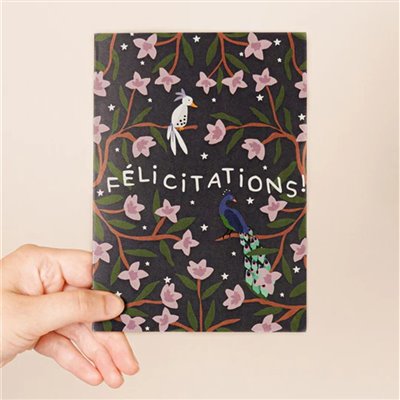 Card - Félicitations fleuries | Buk & Nola