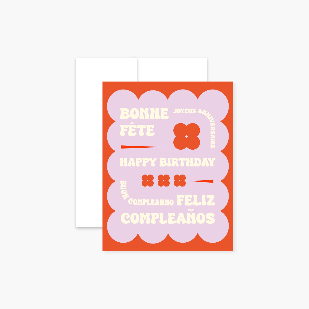 Carte Géante - Bonne fête goodvibes | Buk & Nola