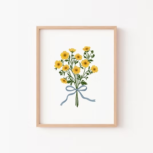 Print - Sweet buttercup | Buk & Nola
